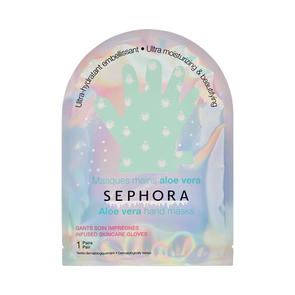 Masques mains Aloe Vera - Gants soin des mains imprégnés de SEPHORA ...