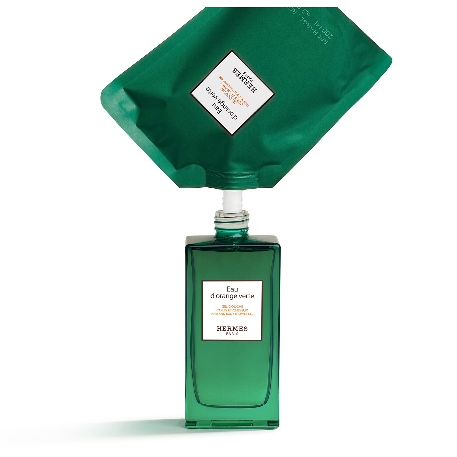 Eau d'orange verte Gel douche corps et cheveux 200ml rech de HERMÈS ≡ ...