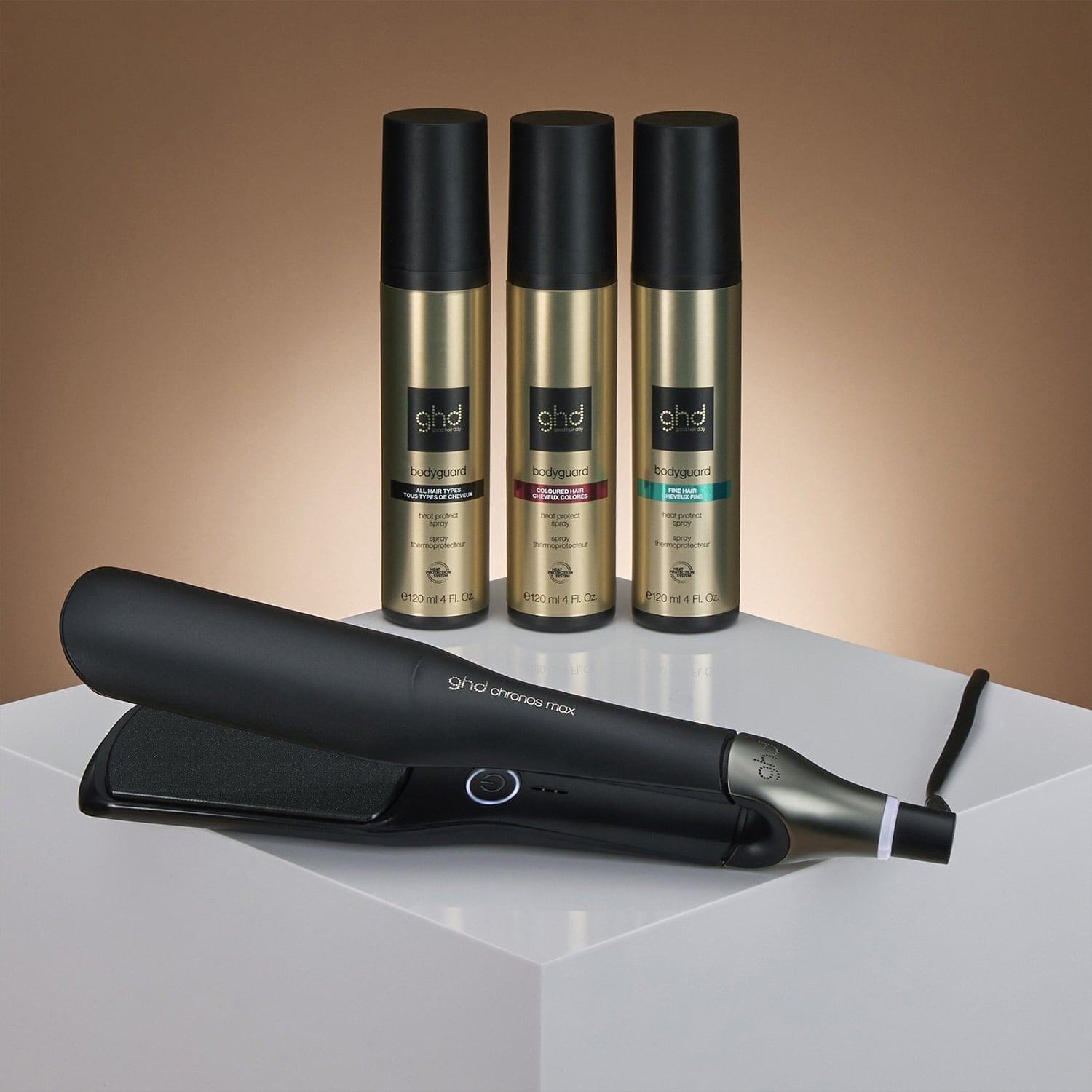 Lisseur ghd chronos max - Lisseur cheveux longs, épais et bouclés de ...