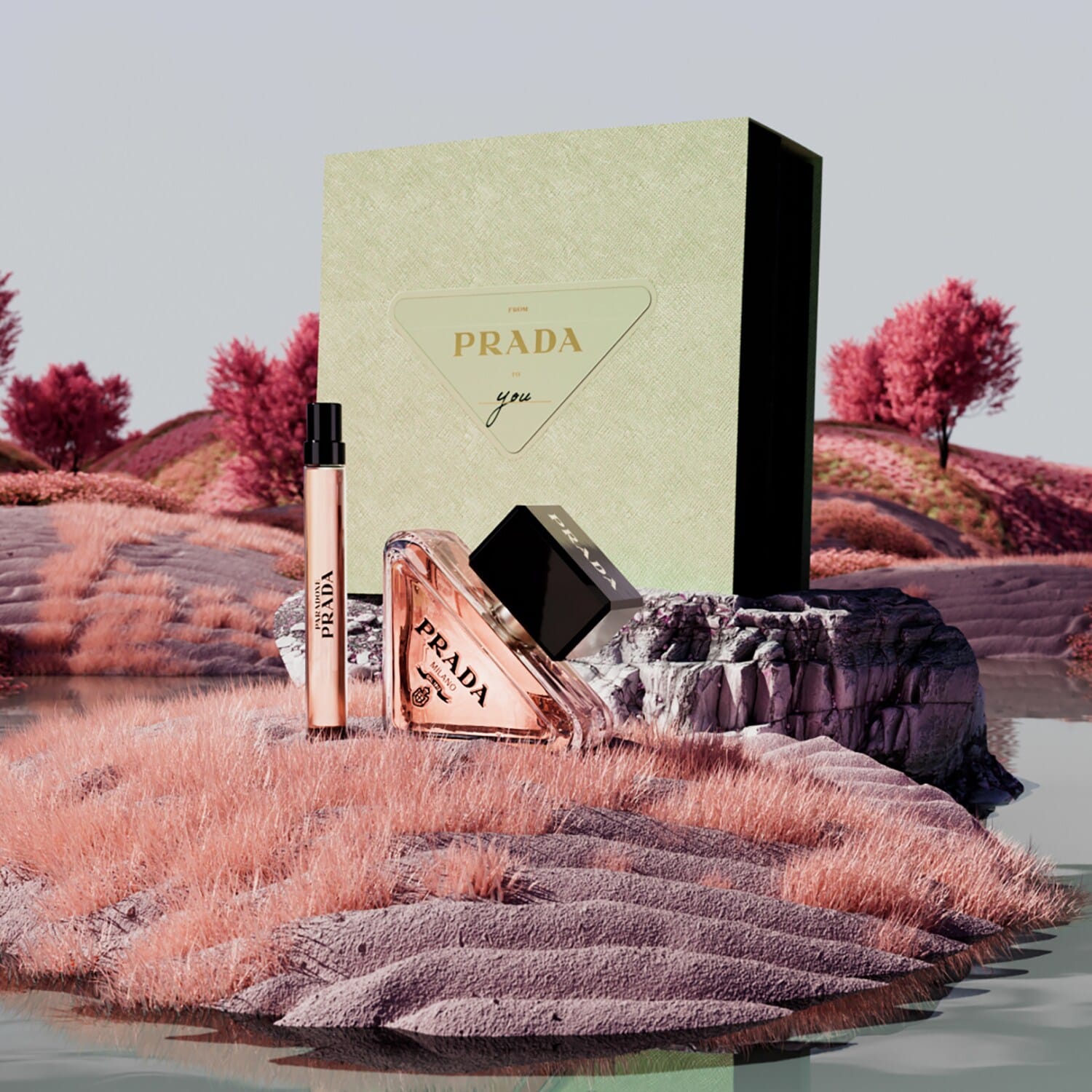Paradoxe - Coffret Eau de Parfum Rechargeable Florale Ambrée de PRADA ≡ ...