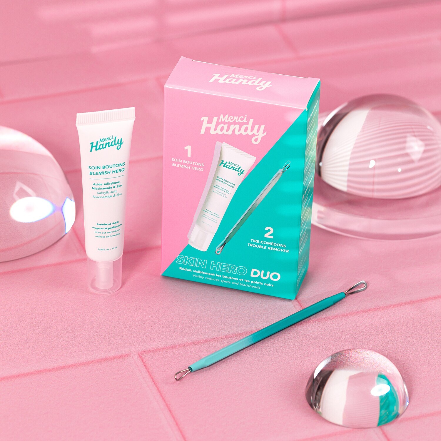 Kit Skin Hero Duo - Soin anti-imperfection de MERCI HANDY ≡ SEPHORA