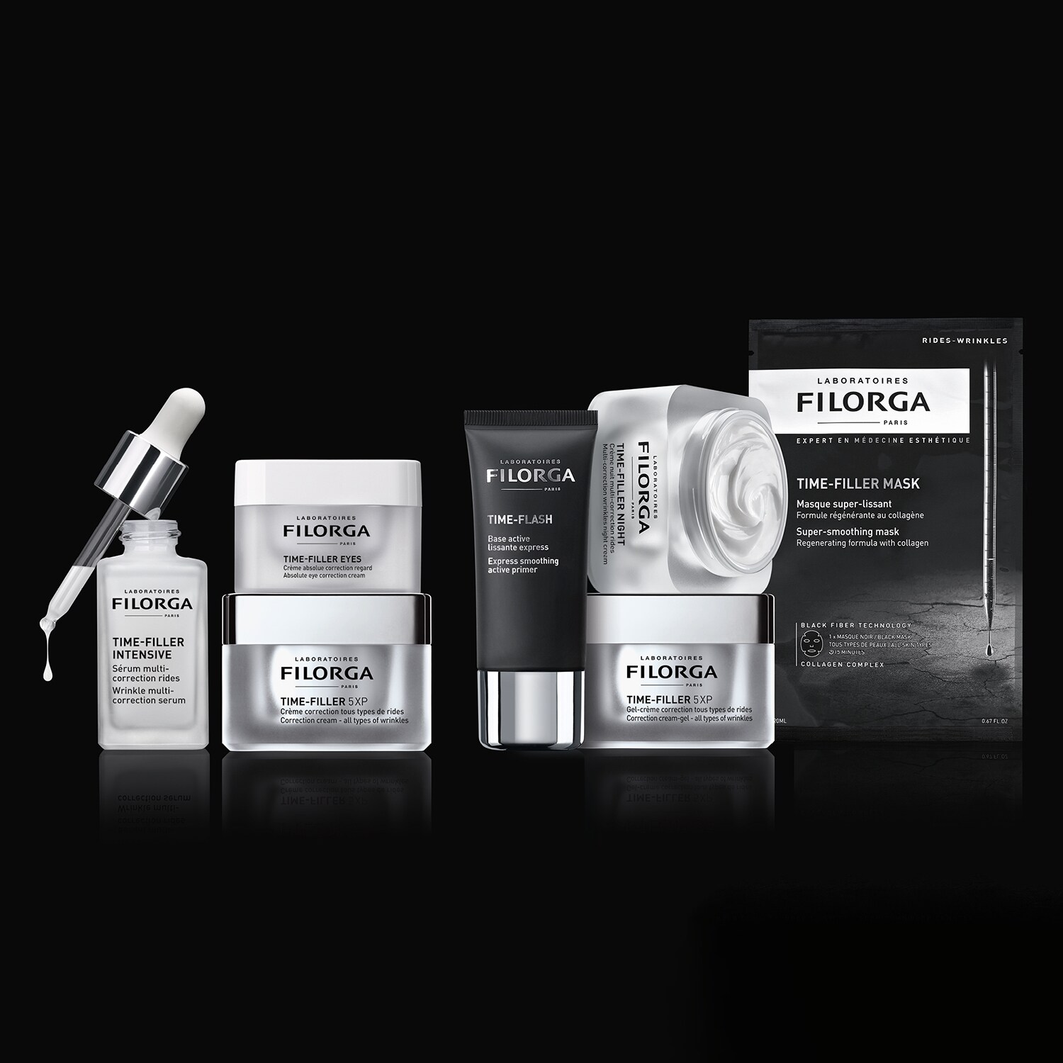 TIME-FILLER MASK - Masque visage tissu au collagène anti rides de ...