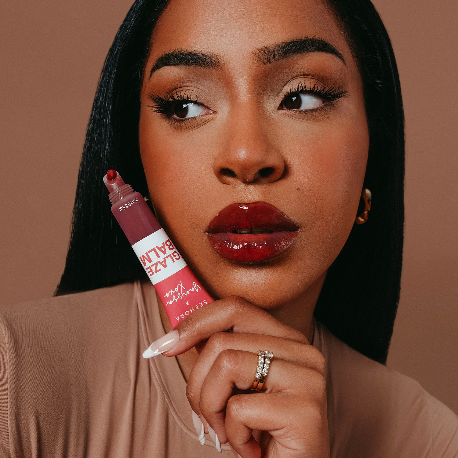 GLAZE BALM x Yanissaxoxo - Baume à lèvres teinté brillance glossy de ...