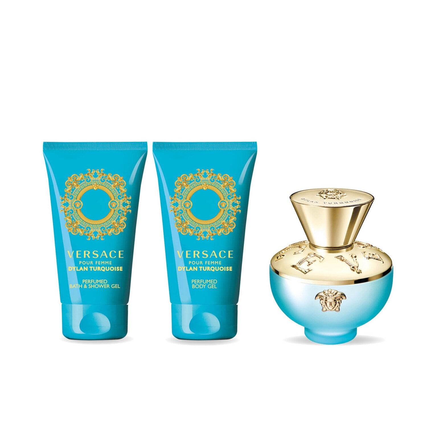 VERSACE Dylan Turquoise - coffret cadeau Eau de Toilette et Soins ...