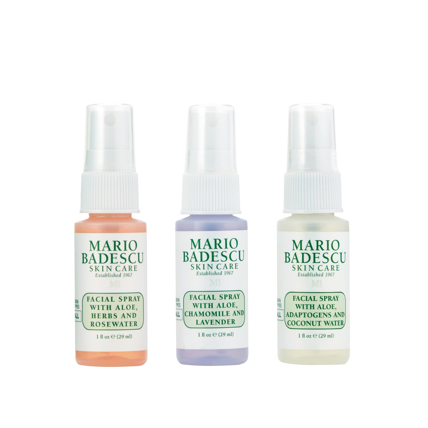Set Mini Spray X3 - Coffret Soin Visage de MARIO BADESCU ≡ SEPHORA