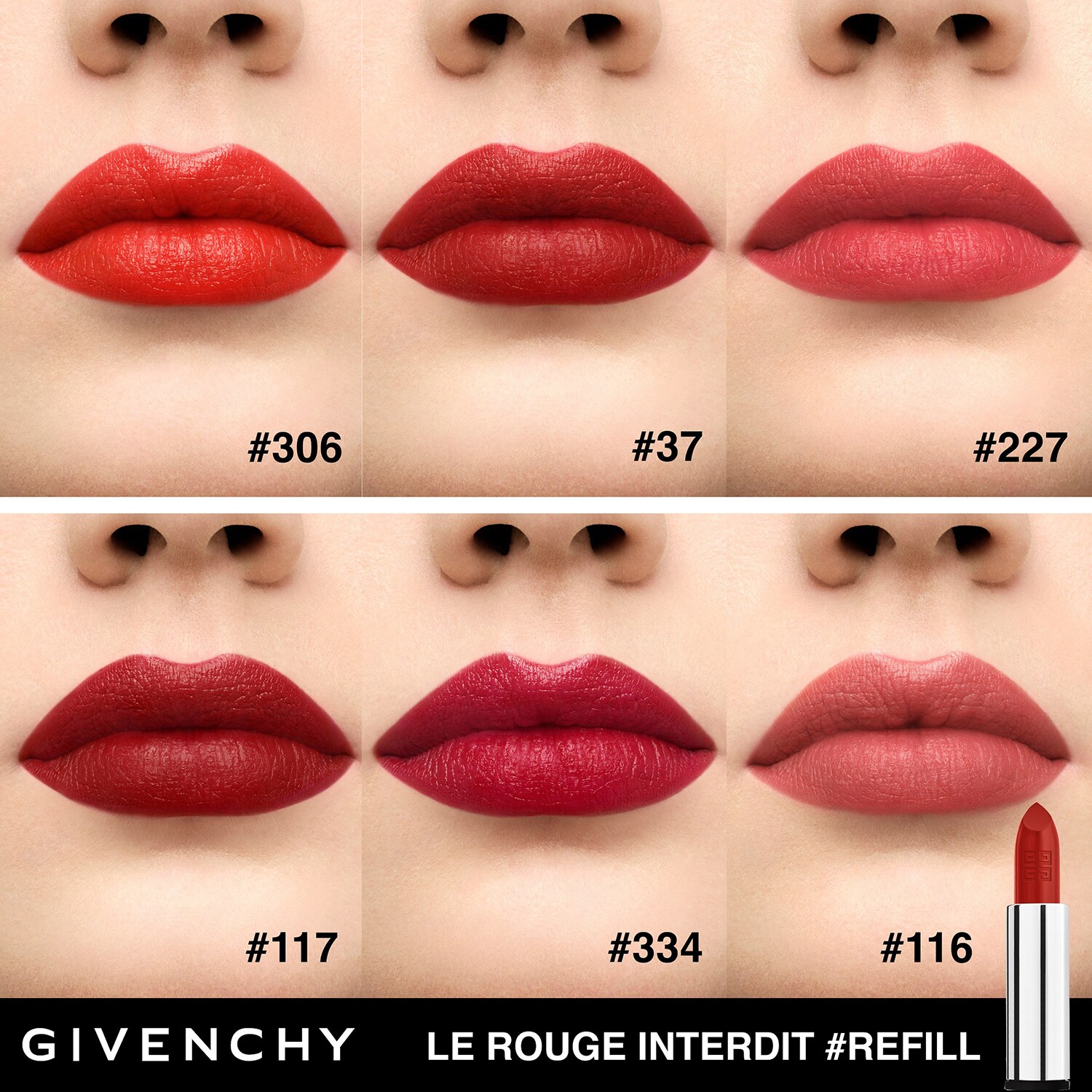 Le Rouge Interdit Intense Silk - Recharge Rouge A Lèvres Fini Soyeux de ...