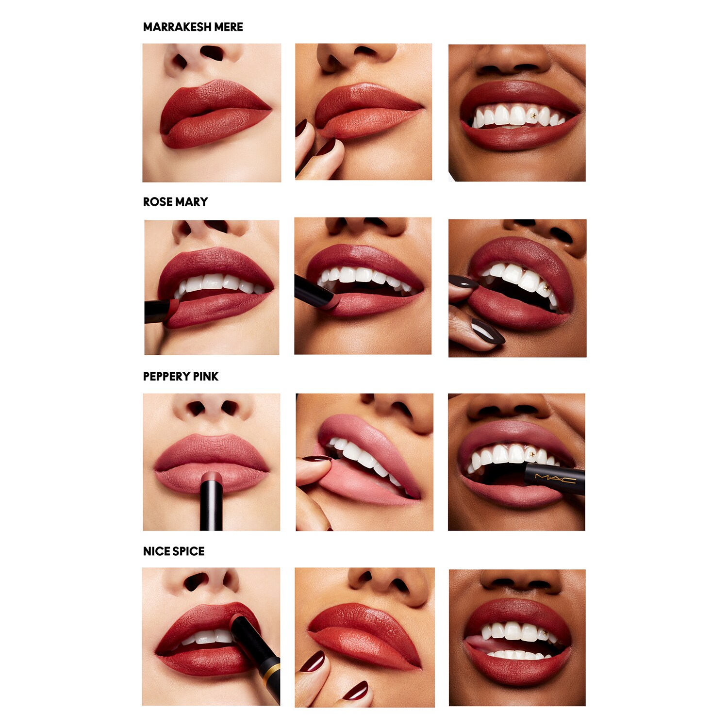 Powder Kiss Velvet Blur Slim Stick - Rouge à lèvres mat poudré de M.A.C ...