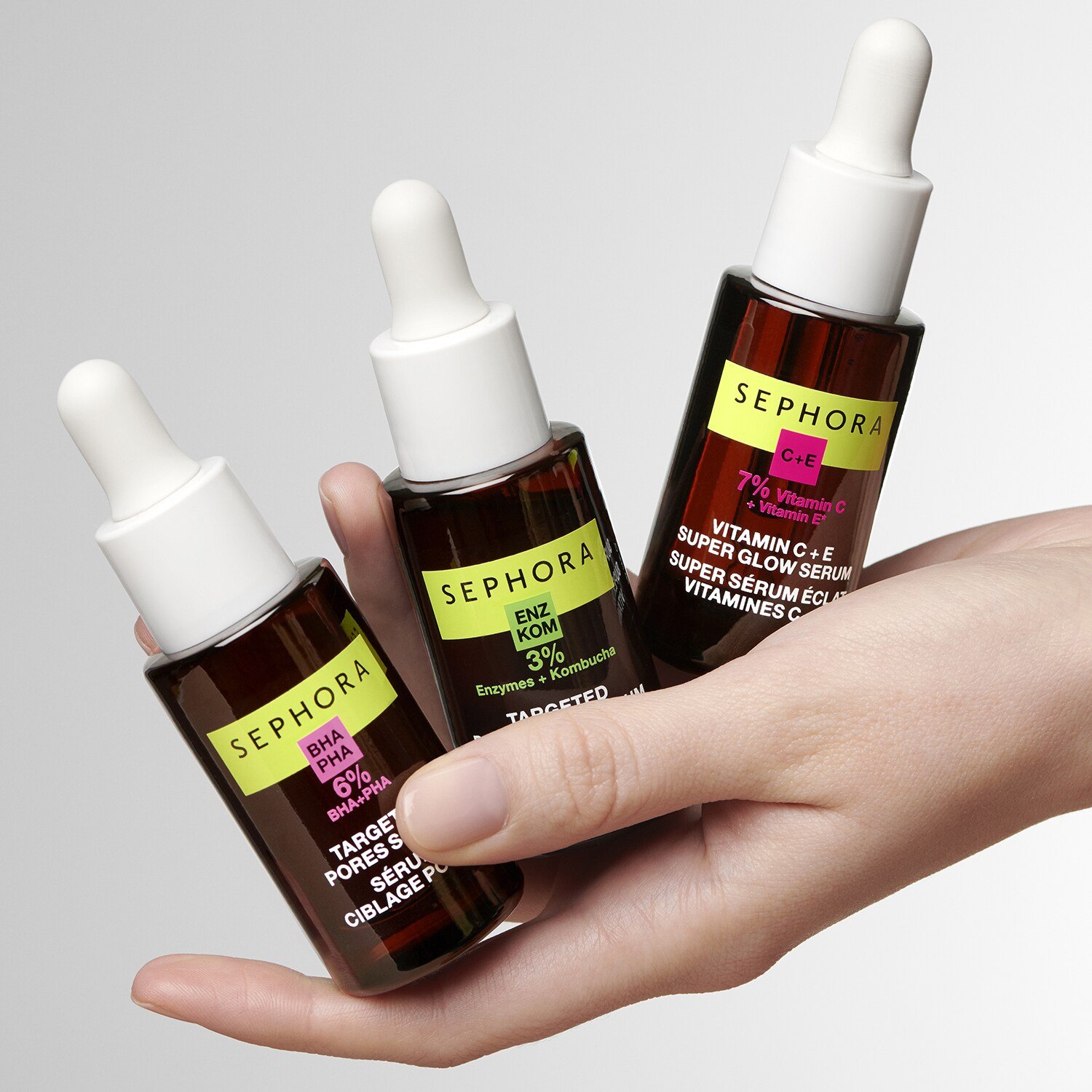 Kit De 3 Sérums - Anti-taches, Anti-imperfections, Eclat de SEPHORA ...