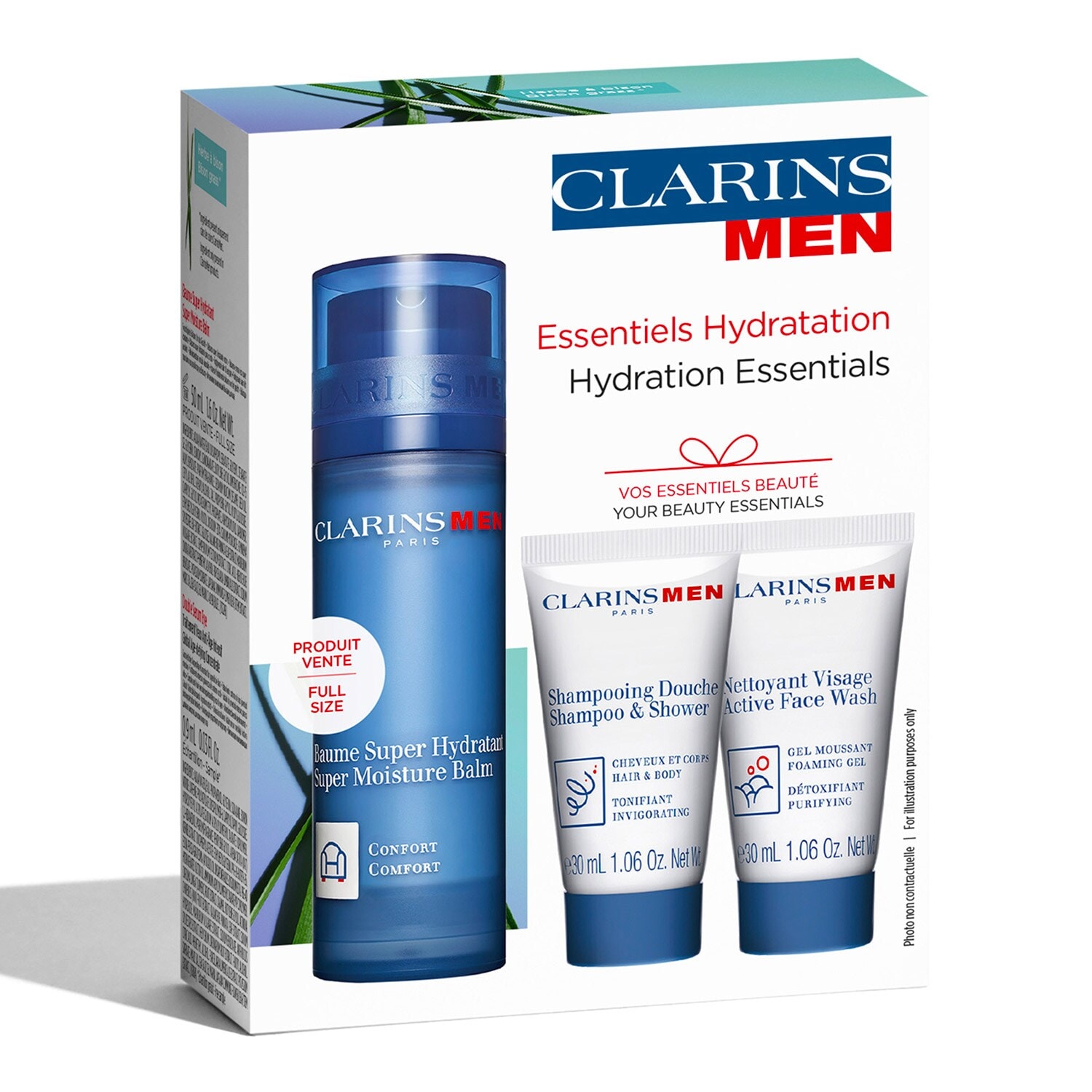 Coffret ClarinsMen Baume Super Hydratant - Soin visage homme de CLARINS ...