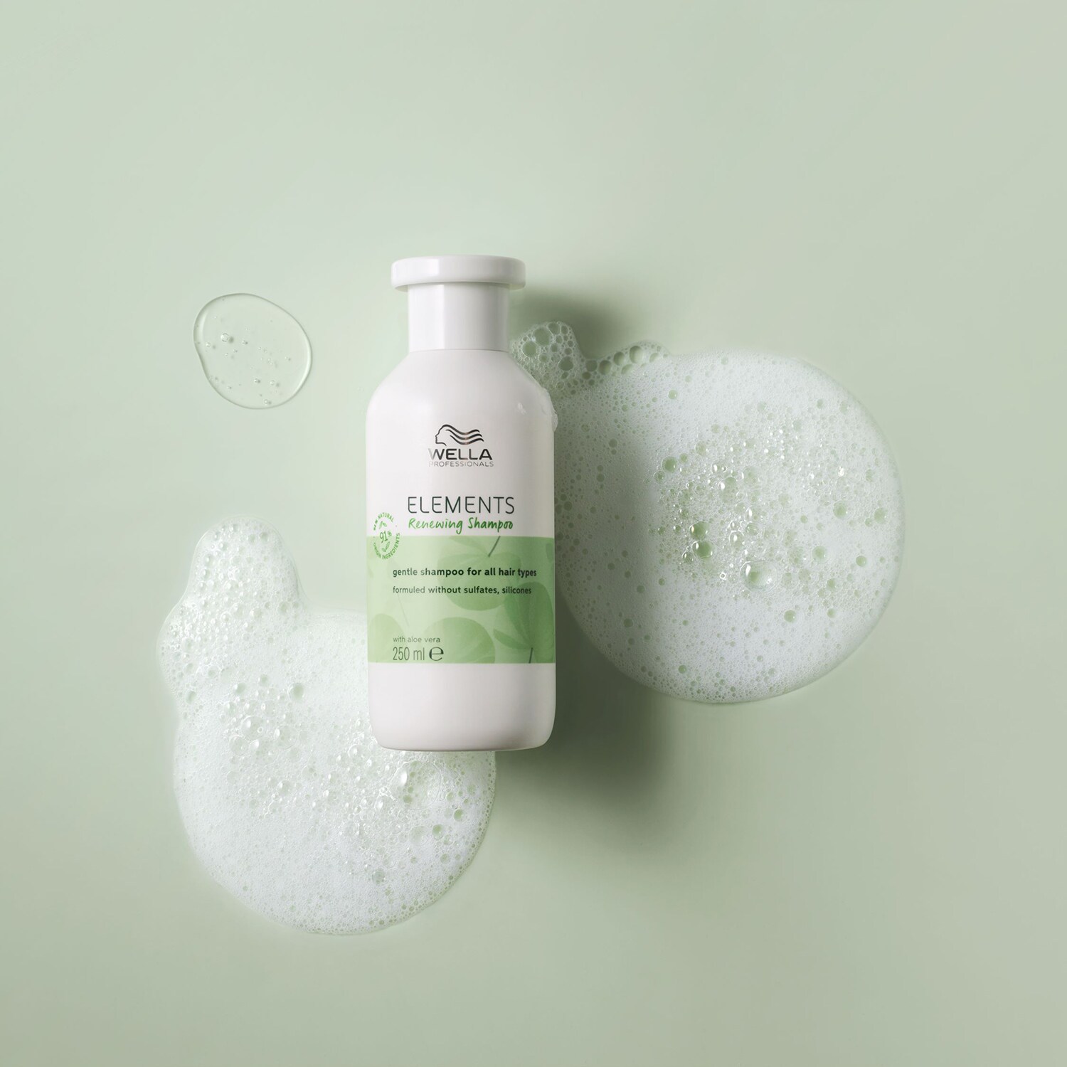 Elements - Shampoing régénérant sans sulfate pour tous types de cheveux de WELLA PROFESSIONALS ≡ ...