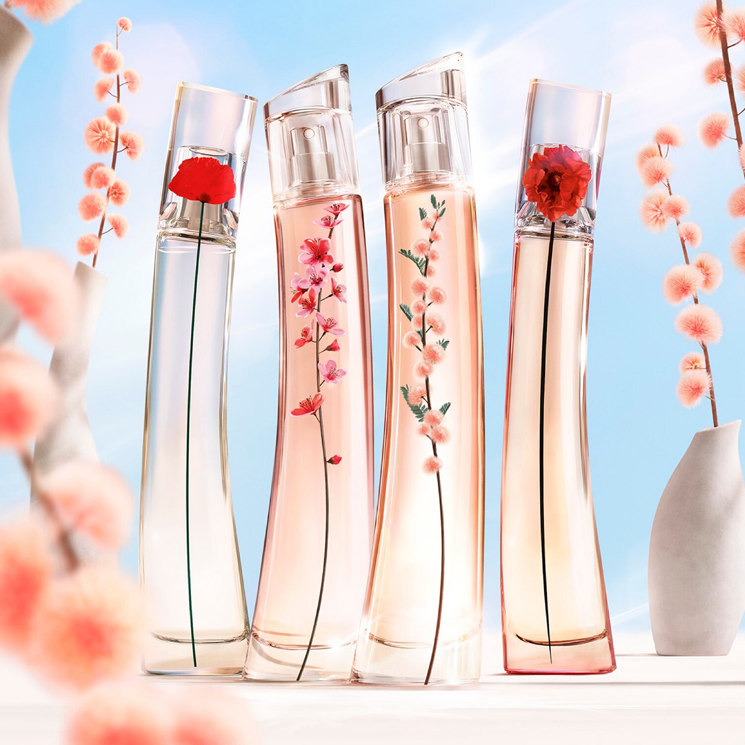 FLOWER IKEBANA MIMOSA BY KENZO - Eau de parfum florale poudrée pour ...
