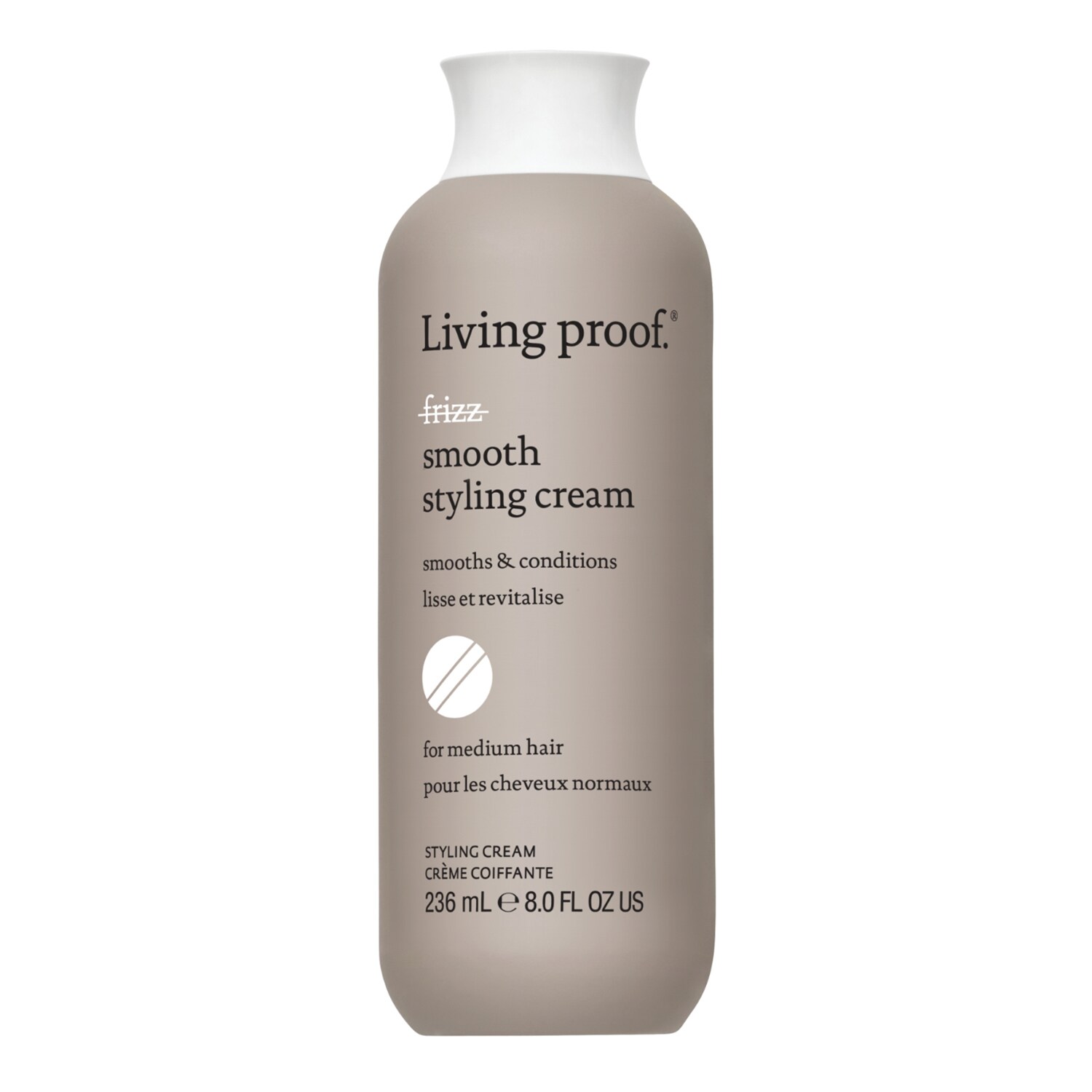 No Frizz Smooth Styling Cream - Crème coiffant anti-frisottis de LIVING ...