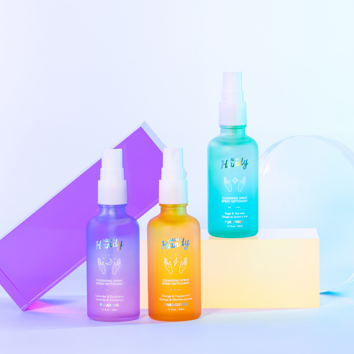 Spray Nettoyant Energizing - Soin des mains de MERCI HANDY ≡ SEPHORA