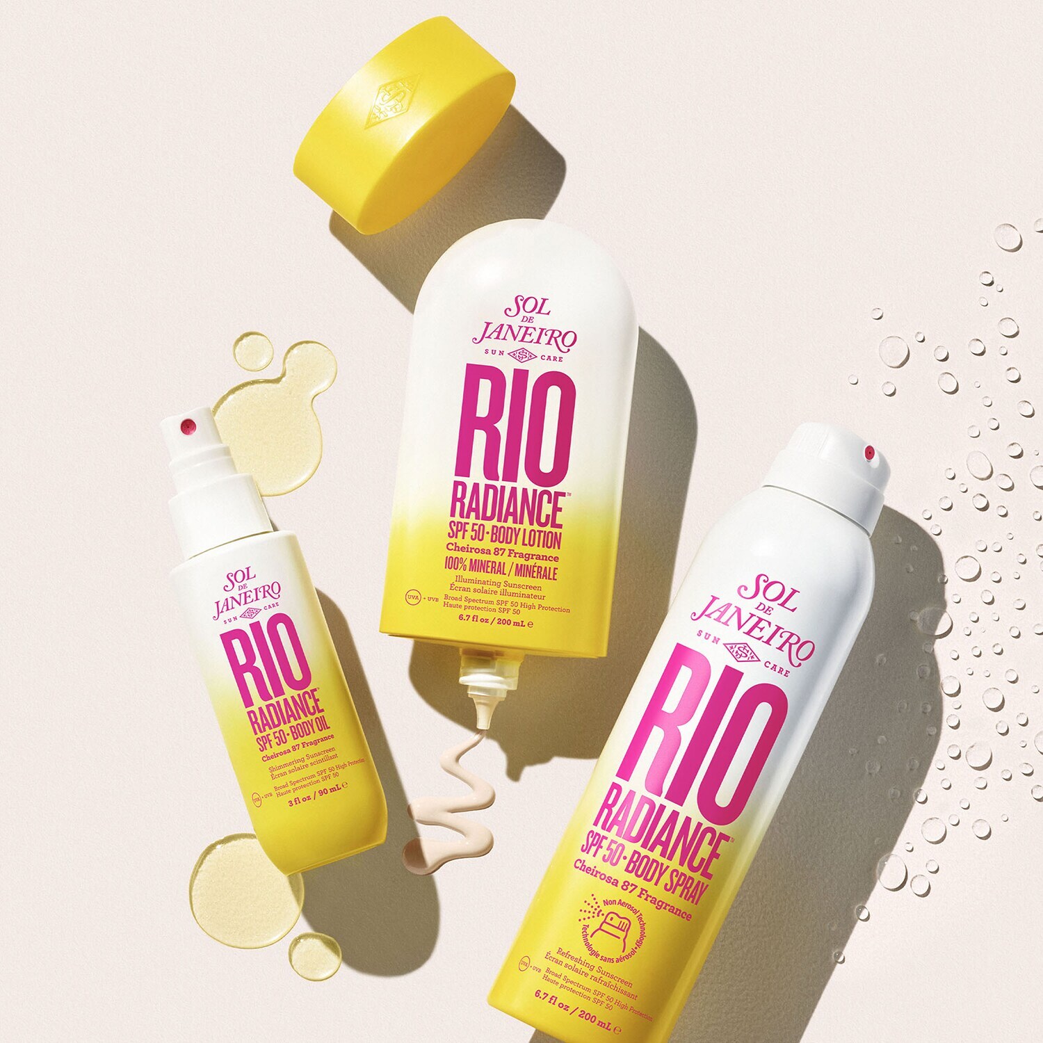 Rio Radiance Body Oil SPF50 - Huile corporelle SPF50 de SOL DE JANEIRO ...