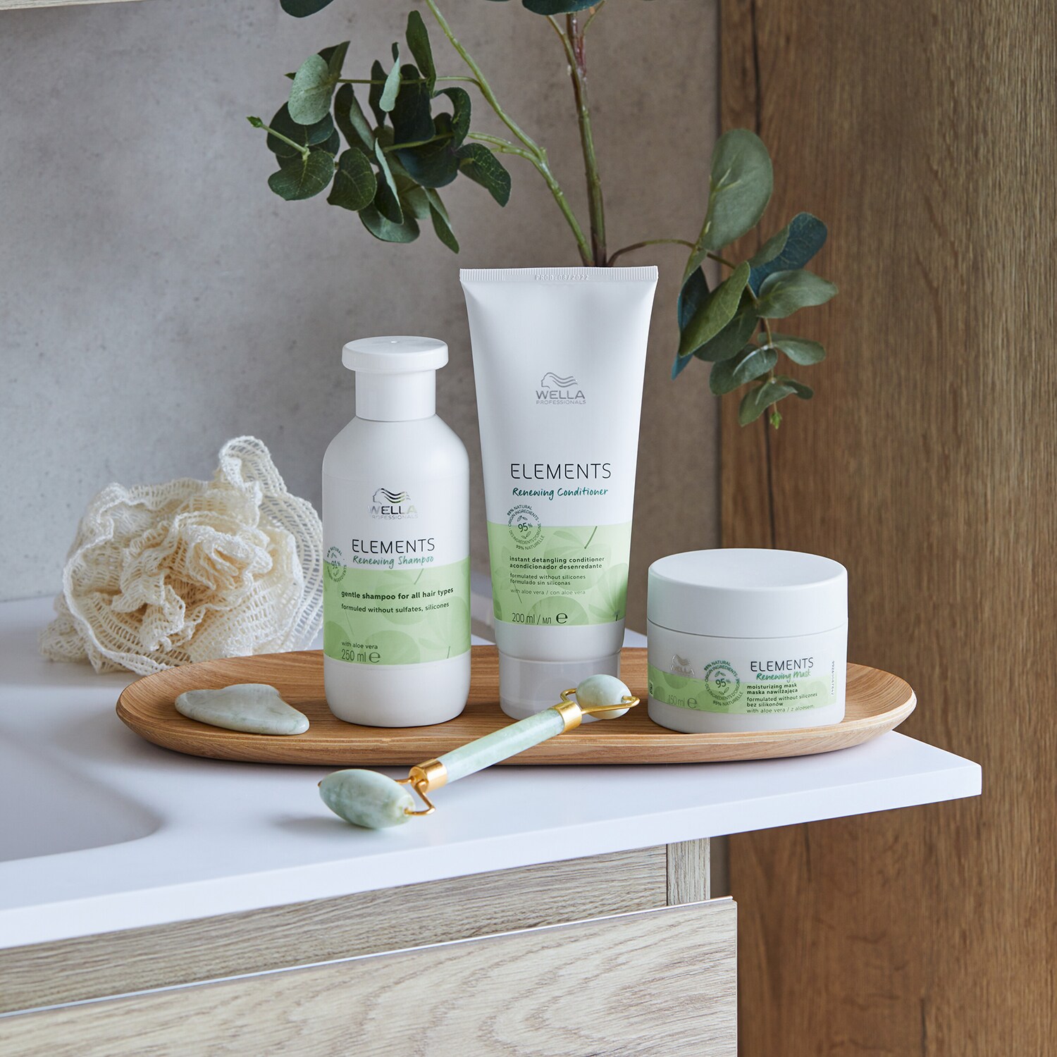 Elements - Shampoing régénérant sans sulfate pour tous types de cheveux de WELLA PROFESSIONALS ≡ ...