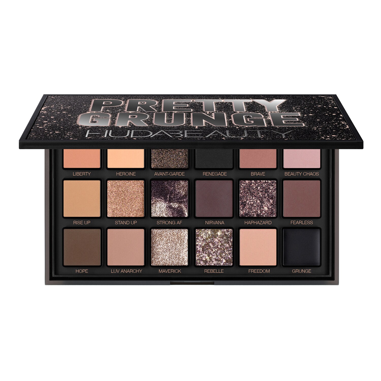Pretty Grunge - Palette de 18 ombres à paupières de HUDA BEAUTY ≡ SEPHORA