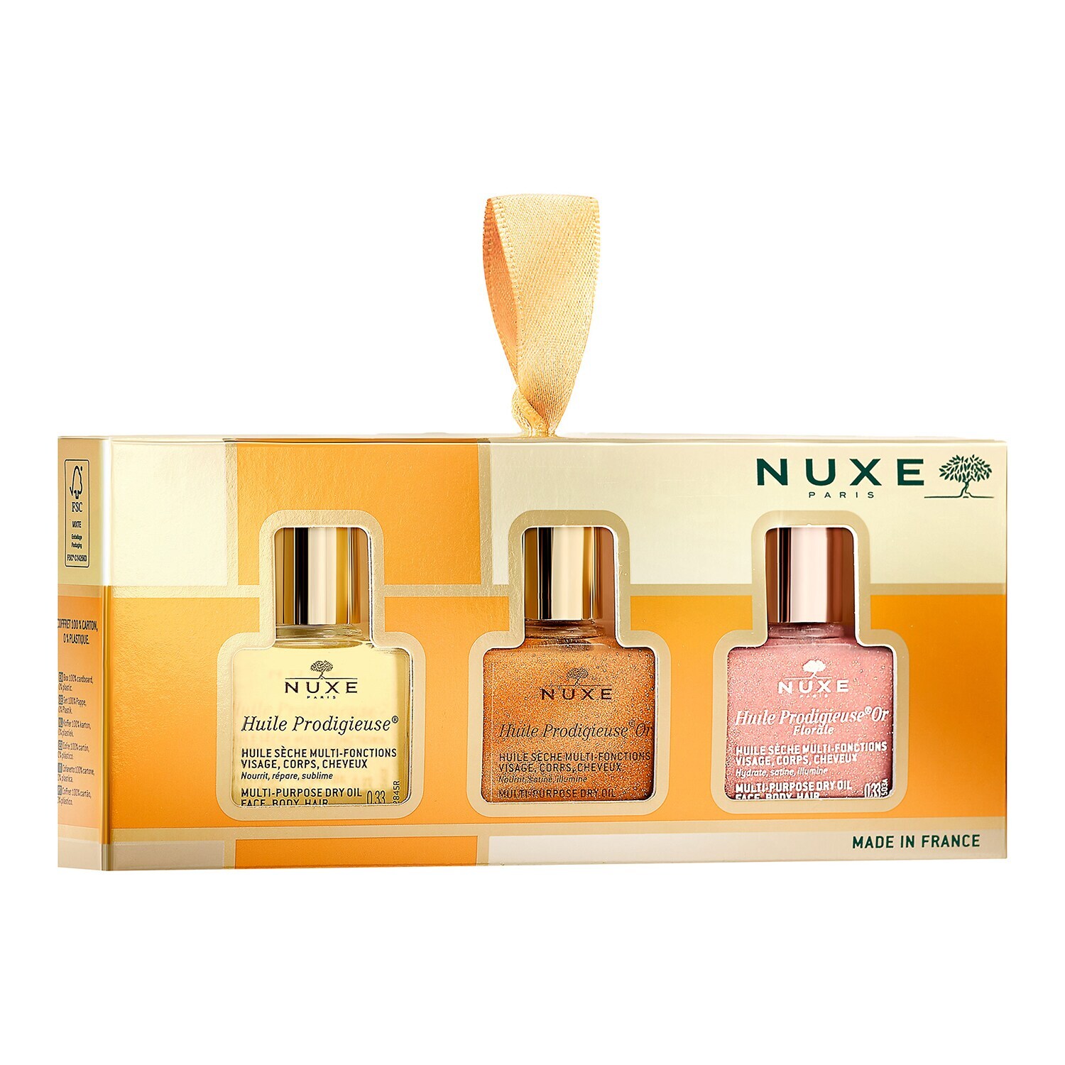 COFFRET NOËL 2024 - LES 3 PRODIGIEUX® de NUXE ≡ SEPHORA