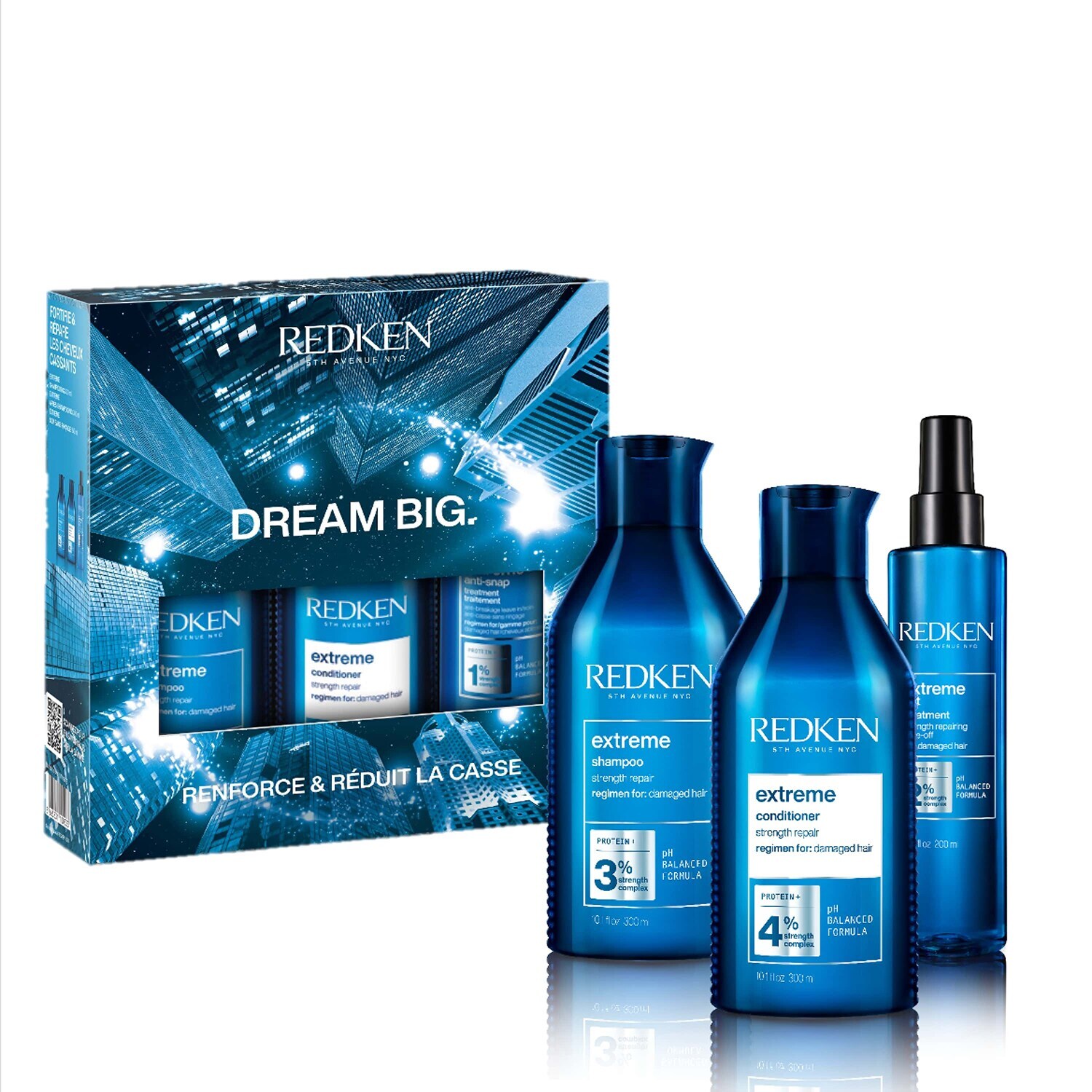 Extreme - Coffret routine capillaire pour cheveux cassants de REDKEN ≡ ...