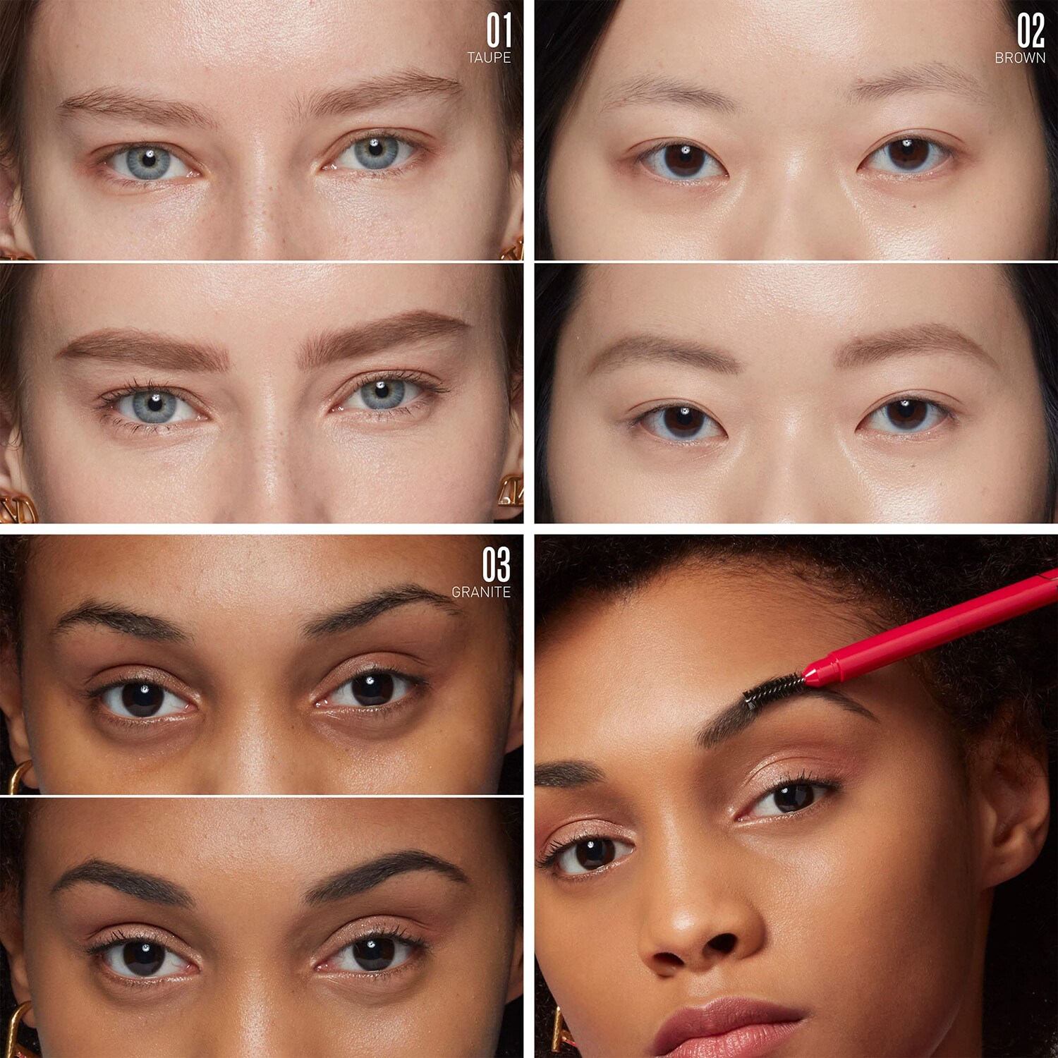 Brow Trio - Stylo sourcils triple embout - Liner, crayon et brosse de VALENTINO MAKE UP ≡ SEPHORA