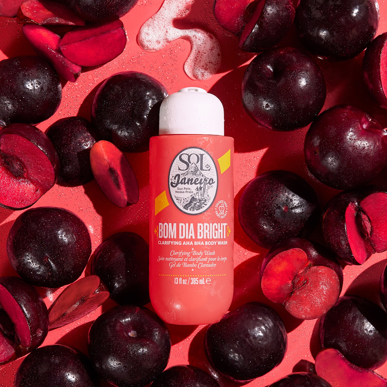 Bom Dia Bright™ - Gel Douche aux AHA BHA de SOL DE JANEIRO ≡ SEPHORA