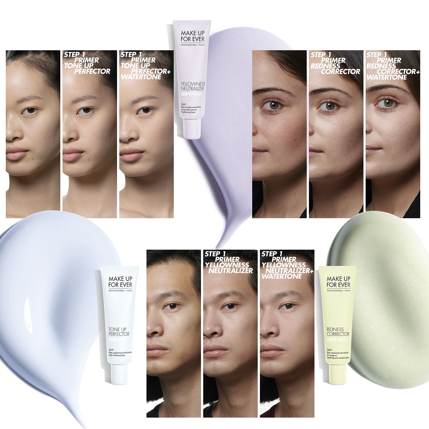 STEP 1 PRIMER COLOR CORRECTOR - Base correctrice de couleur de MAKE UP ...