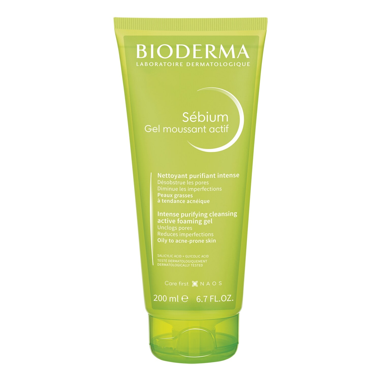 Sébium Gel Moussant Actif - Gel nettoyant moussant peau mixte à grasse ...