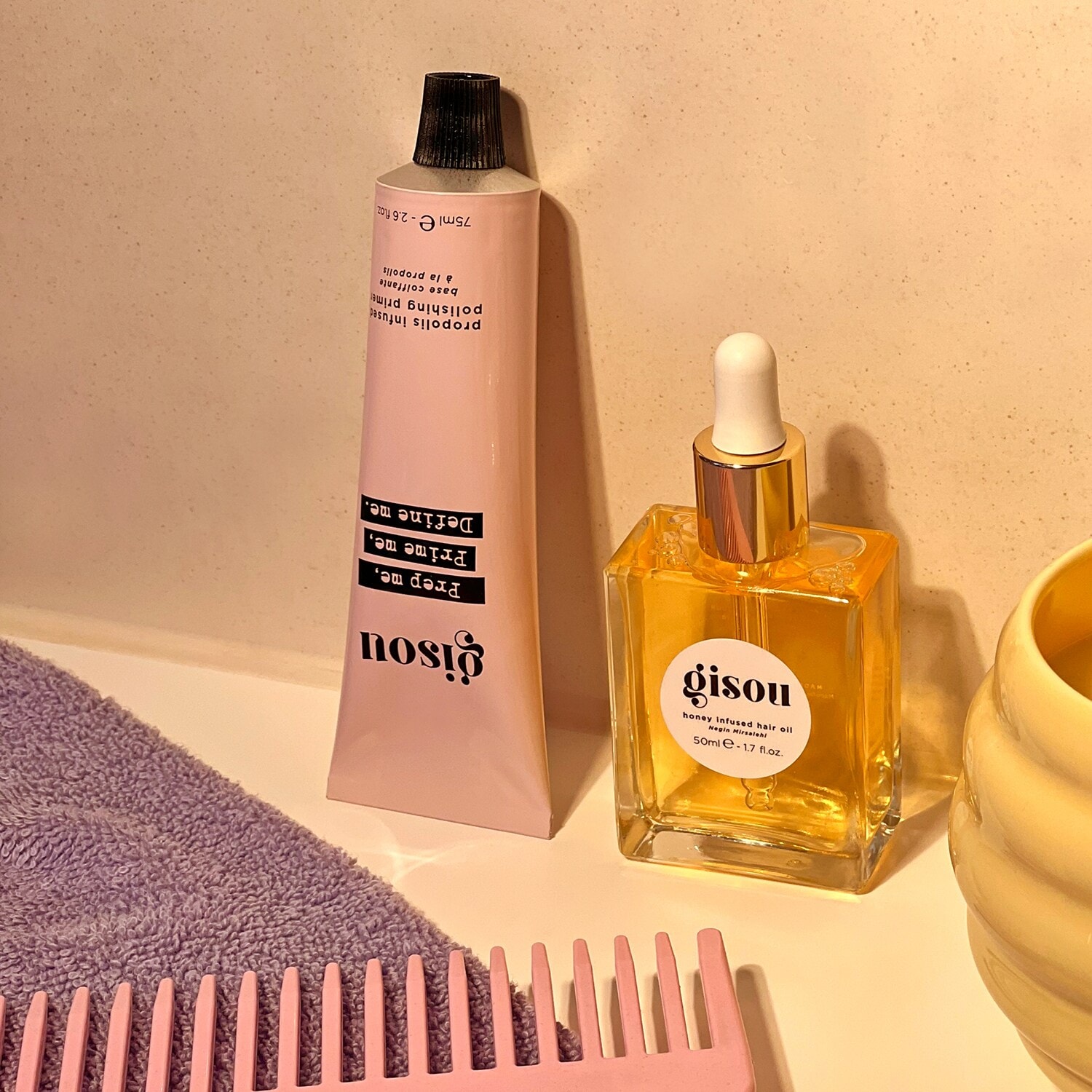 Prime & Shine Set - Coffret soin cheveux de GISOU ≡ SEPHORA