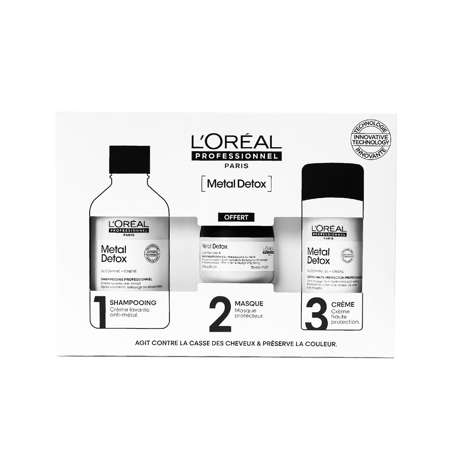 Coffret Trio Metal Detox - Soins Cheveux Anti-Métal de L'Oréal Professionnel ≡ SEPHORA