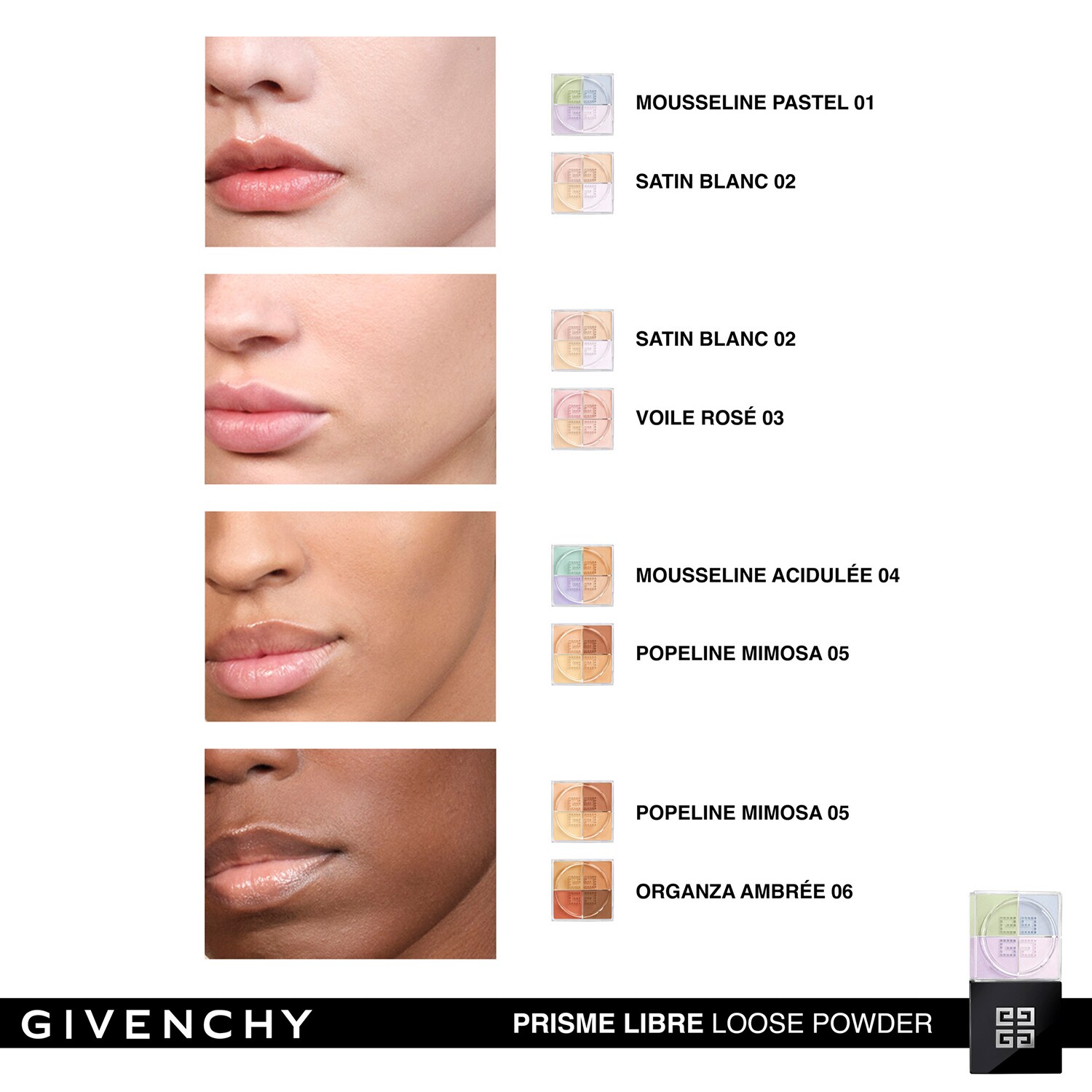 Prisme Libre - Poudre Libre Mini Matifiante, Correctrice et Lumineuse de GIVENCHY ≡ SEPHORA
