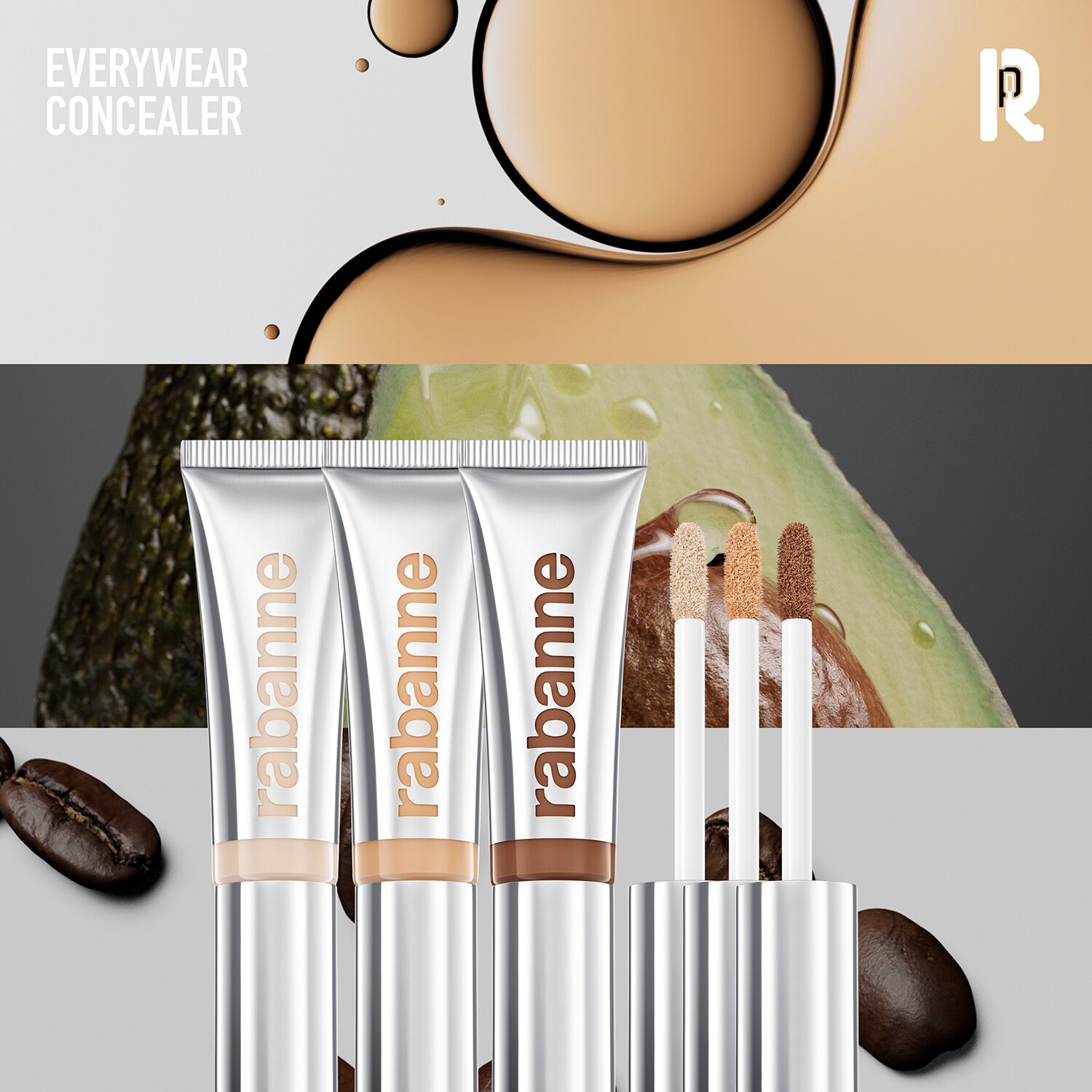 Everywear Concealer - Anti-cernes Multi-usage Fini Lumineux de RABANNE ...