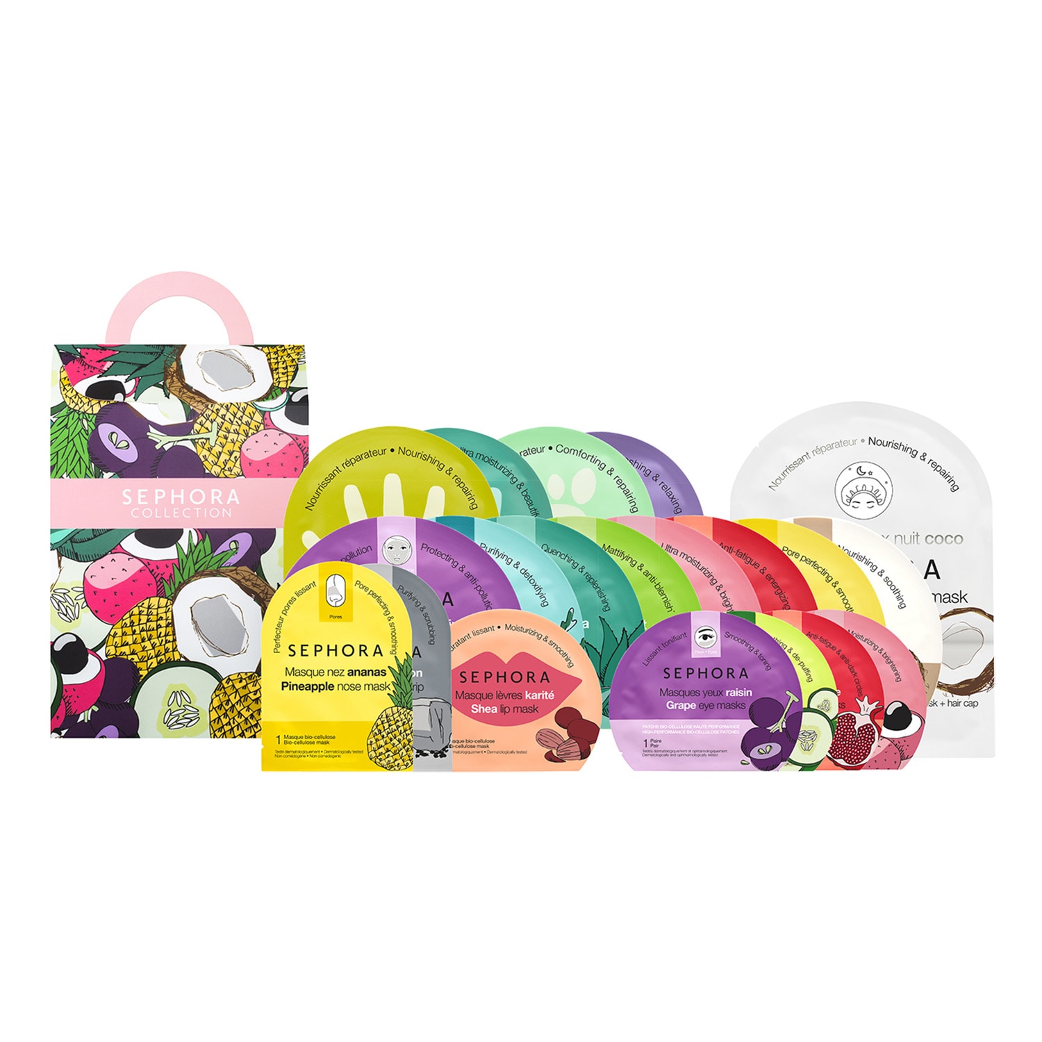 Coffret de 20 masques multimasking - dont 8 masques visage OFFERTS de ...