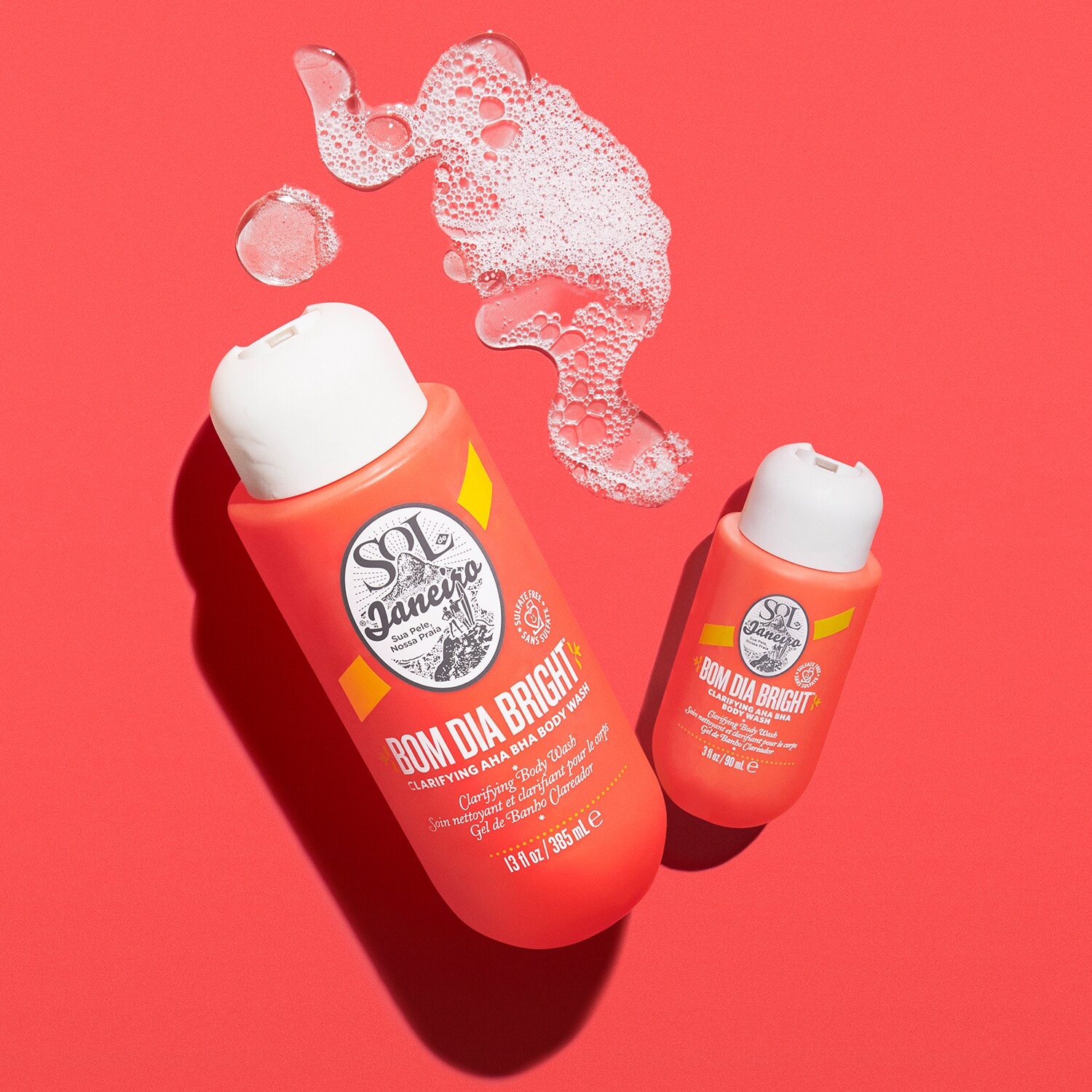 Bom Dia Bright™ - Gel Douche aux AHA BHA de SOL DE JANEIRO ≡ SEPHORA