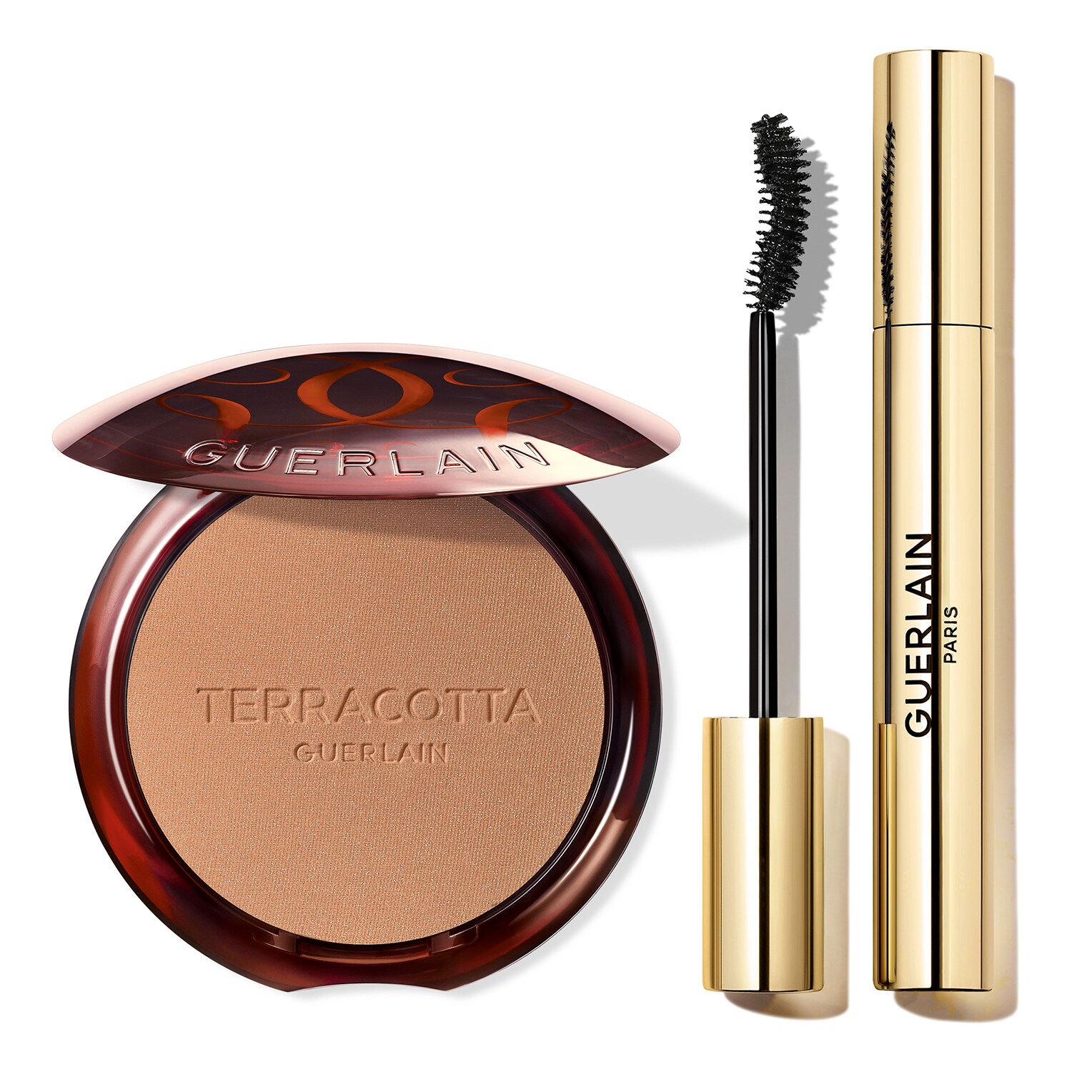 La poudre Bronzante Terracotta & Le mascara noir G - Coffret maquillage ...