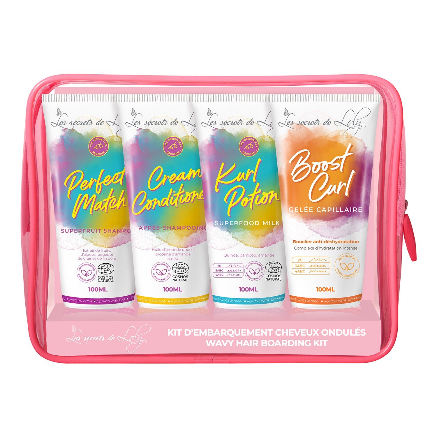 Trousse Voyage - Rituel soin cheveux ondulés de LES SECRETS DE LOLY ≡ ...