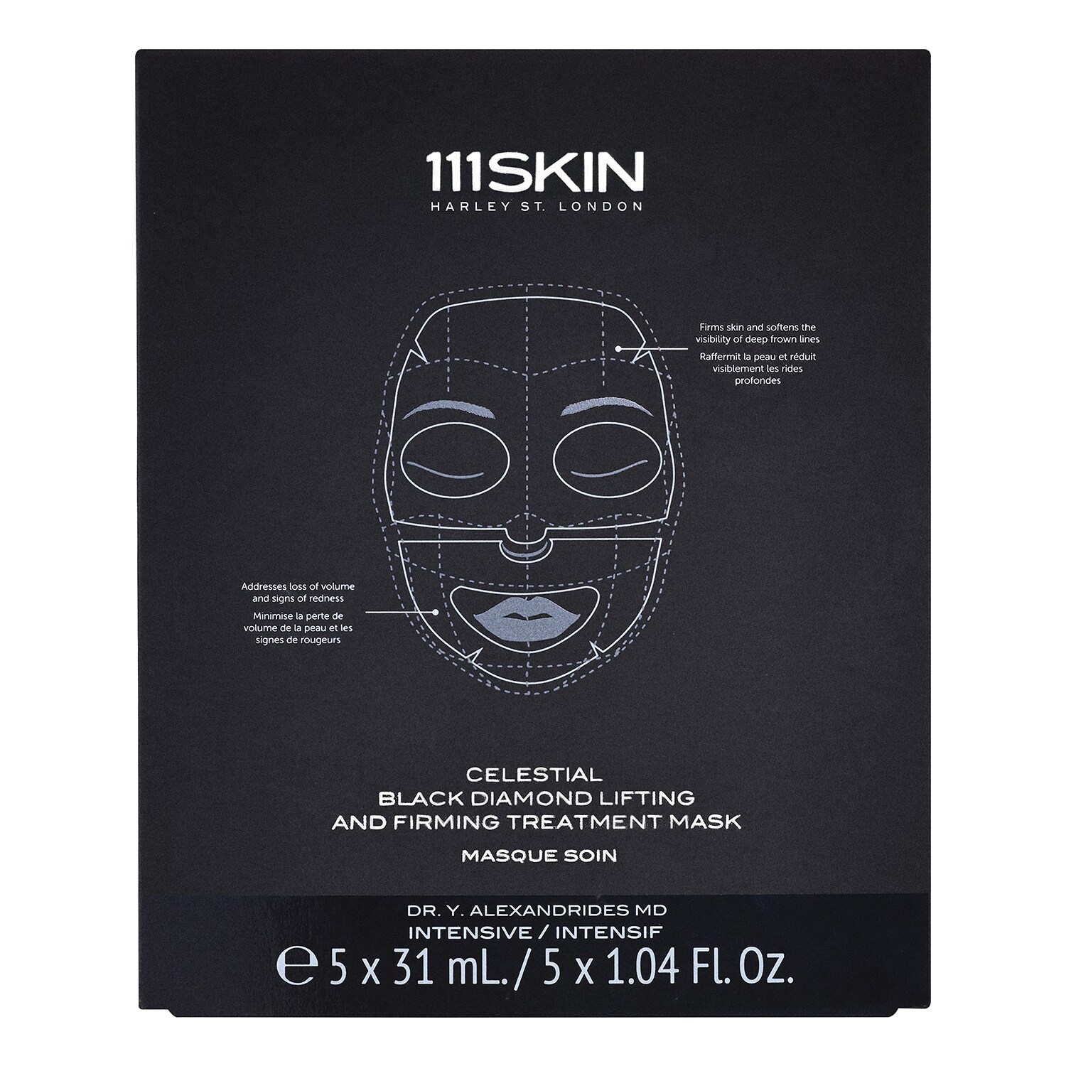 CELESTIAL BLACK DIAMOND MASK - Masque Visage Liftant et Raffermissant ...