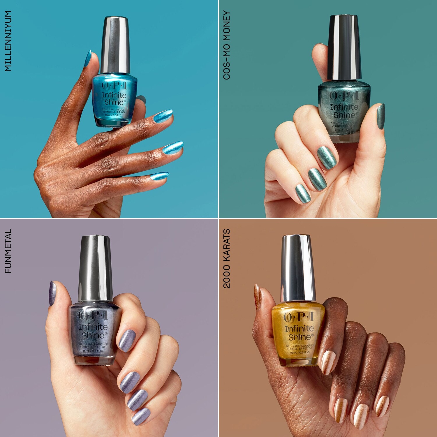 Metallic Mega Mix - Automne 2024 Vernis Effet Gel tenue jusqu'à 11 ...