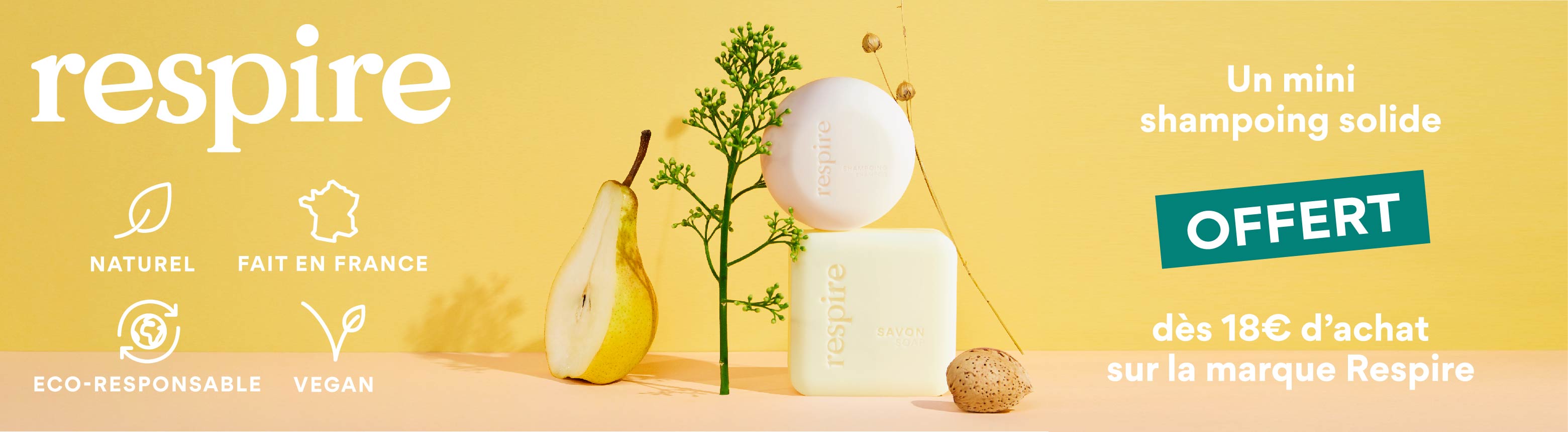 Shampoing Solide - Lait d'Amandes de RESPIRE ≡ SEPHORA